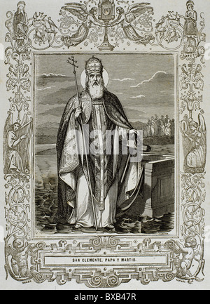Pope Clement I or Saint Clement Bishop of Rome (died 99) the first ...