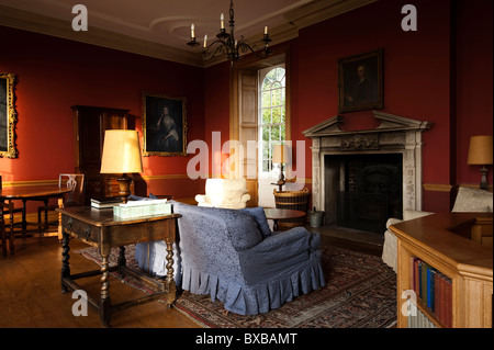 Interior of The Library at Stevenstone, Great Torrington, Devon ...