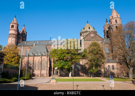 The Cathedral of St Peter, Worms, Germany (Wormser Dom). One of the ...