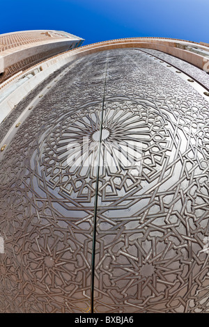 A vertical shot of the Hassan II Mosque in Casablanca, Morocco Stock ...