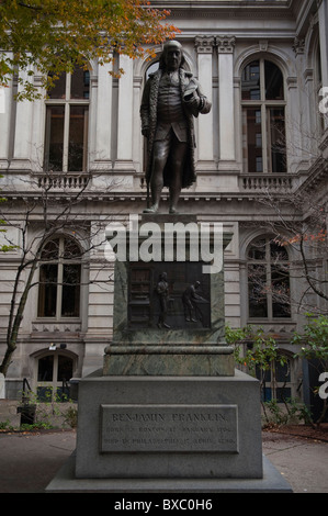 Franklin Statue, City Hall, Boston, Mass.. Deloss Barnum (American ...