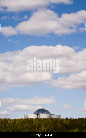Architecture of Perlan restaurant Reykjavik Iceland Stock Photo - Alamy