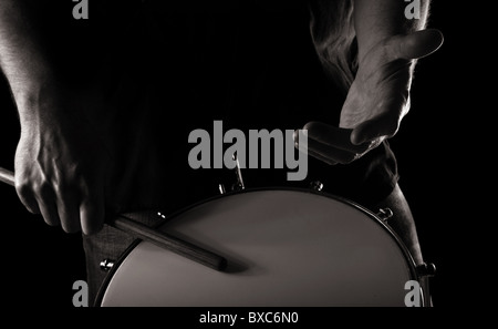 playing repinique (rep; repique; two-headed Brazilian drum); where one ...