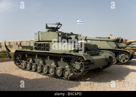 Panzer 4 ausf G a German second world war tank at the Israeli Armored ...