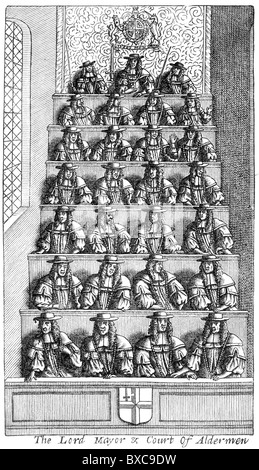 The Lord Mayor of London and Court Of Aldermen in the 17th century ...