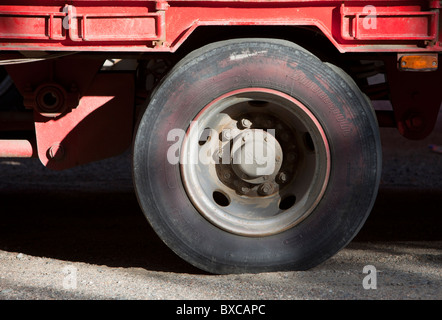 Truck, detail, tyre, side view, trucks, vehicle, axes, wheel rims Stock ...