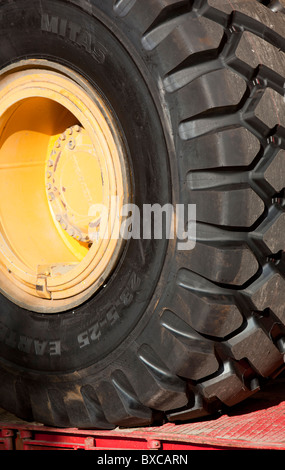 Surface of a brand new front loader tire Stock Photo - Alamy