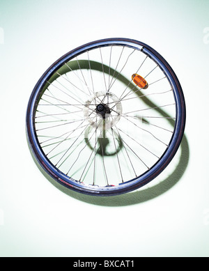 Buckled bike wheel Stock Photo - Alamy