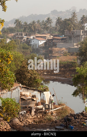 Slums of Freetown, Sierra Leone Stock Photo - Alamy
