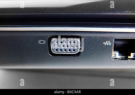 Video Graphic Array (VGA) Connector On Computer Stock Photo - Alamy