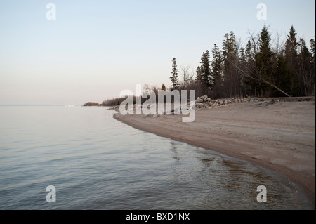 Shoreline of Lake Winnipeg in Gimli, Manitoba, Canada Stock Photo - Alamy