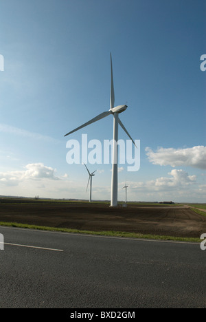 Wind farm in Cambridgeshire United Kingdom Stock Photo - Alamy