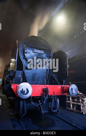 "Schools Class" steam locomotive 30926 Repton pictured in the engine ...