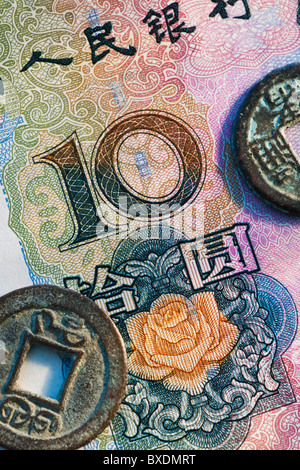Chinese banknote close-up, business concept Stock Photo - Alamy