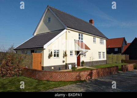 Modern countryside housing development Suffolk United Kingdom Stock ...