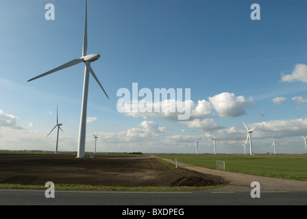 Wind farm in Cambridgeshire United Kingdom Stock Photo - Alamy