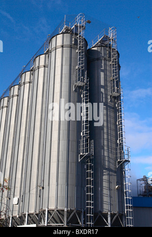 Malting production factory Witham UK Stock Photo - Alamy