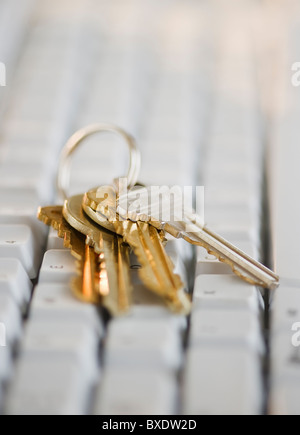keyboard PC computers computer key explosion burst sparks danger ...