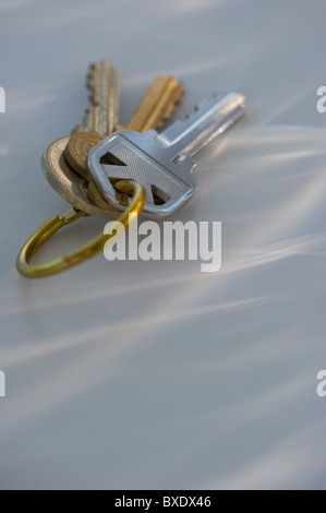 keys on ring Stock Photo - Alamy
