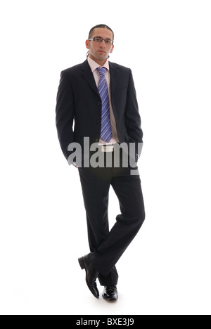 Business man at work - isolated Stock Photo - Alamy
