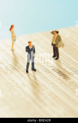 Group of business workers on chart board presentation at the office ...