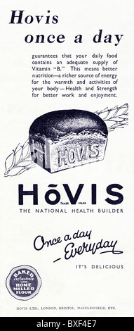 1930s UK Hovis Magazine Advert Stock Photo - Alamy