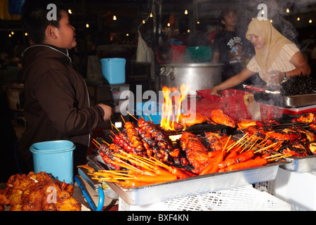 Food Stalls at Pasar Gadong in Bandar Seri Begawan, Brunei Darussalam ...