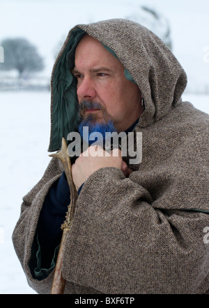 Druids celebrate the Winter Solstice at Avebury Stone Circle in ...