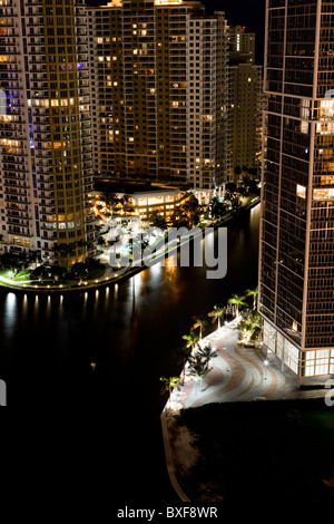 Luxury apartments in port of Miami Stock Photo - Alamy