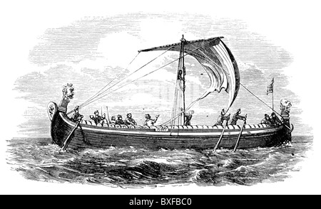 Anglo Saxon Ship sail sailing sailor ships shipping war marine Naval ...