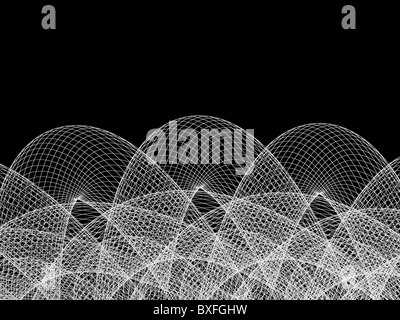 High Resolution Wire and Line Illustration in Black and White Stock ...