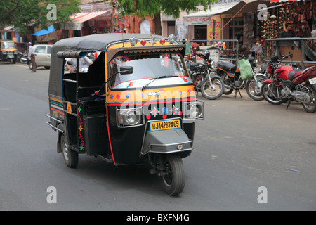 Auto-rickshaw, Jaipur, Rajasthan, India Stock Photo - Alamy