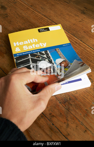 CSCS Health and Safety test revision booklet Stock Photo - Alamy