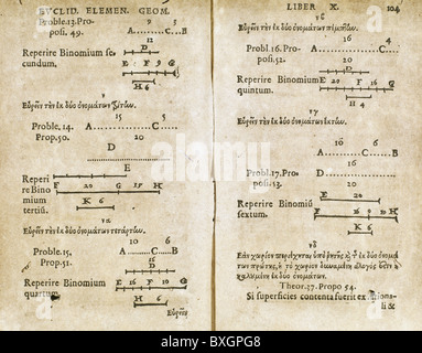 Euclid (3rd century BC) Ancient Greek mathematician who taught at the ...