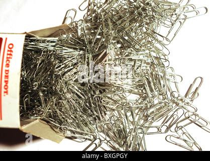 Office stationary and equipment paper clips Stock Photo - Alamy