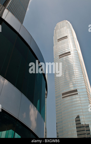 Two IFC office block skyscraper in Hong Kong, China Stock Photo - Alamy