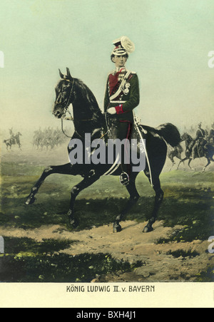 The young Ludwig II King of Bavaria Stock Photo - Alamy