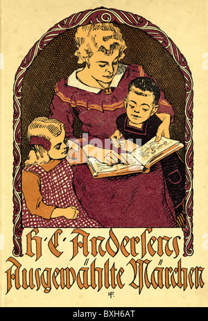 The Fairy Tales of Hans Christian Andersen, book title page by May ...