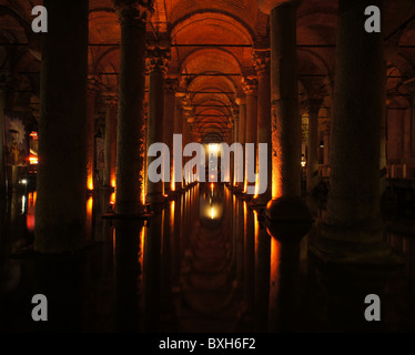 Basilica Cistern Vaulted Ceiling And Columns Istanbul // ISTANBUL ...