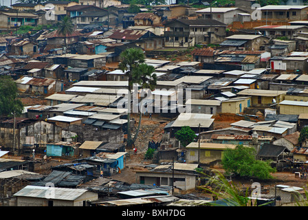 Poor housing in Sassandra, Ivory Coast, West Africa Stock Photo - Alamy