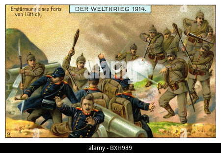 World War I 1914 Liege Stock Photo - Alamy