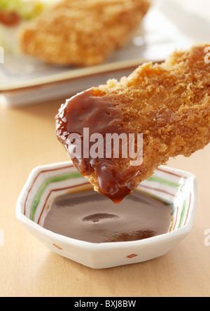 Japanese deep fried kebab Stock Photo - Alamy