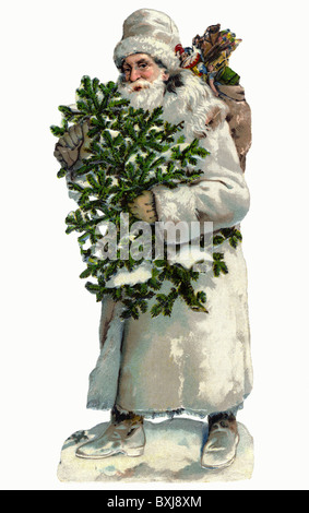 tradition / folklore, Germany, Santa Claus, illustration, circa 1908 ...