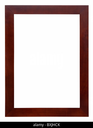 Golden rustic frame isolated included clipping path Stock Photo - Alamy