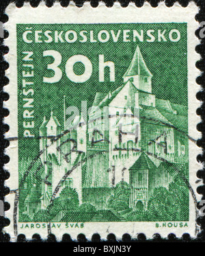 CZECHOSLOVAKIA - CIRCA 1958: Stamp printed in Czechoslovakia, shows ...