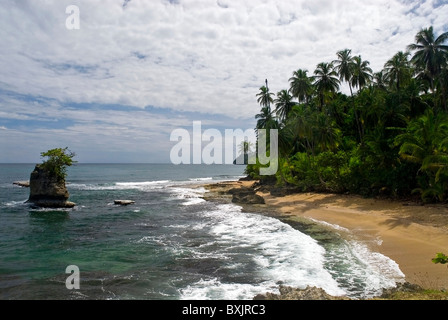 Manzanillo beach in Costa Rican Caribe Stock Photo - Alamy