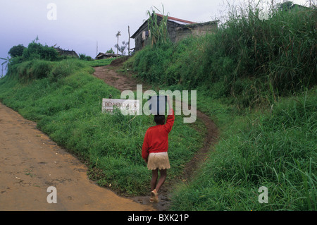 Bubi girls. MOCA South Bioko Island EQUATORIAL GUINEA Stock Photo ...