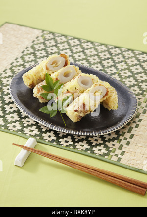Deep fried chikuwa Stock Photo - Alamy