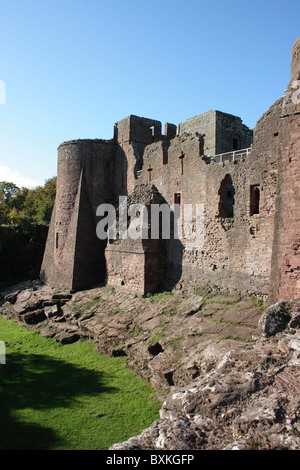 The ruins of historic Goodrich Castle, Herefordshire, UK Stock Photo - Alamy