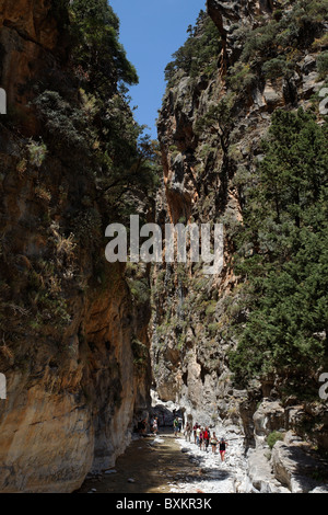 Iron Gate, Samaria Gorge, Chania Prefecture, Crete, Greece Stock Photo ...